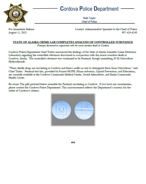 State of Alaska Crime Lab Completes Analysis of Controlled Substance ...