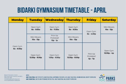 Bidarki Recreation Center - City of Cordova, Alaska